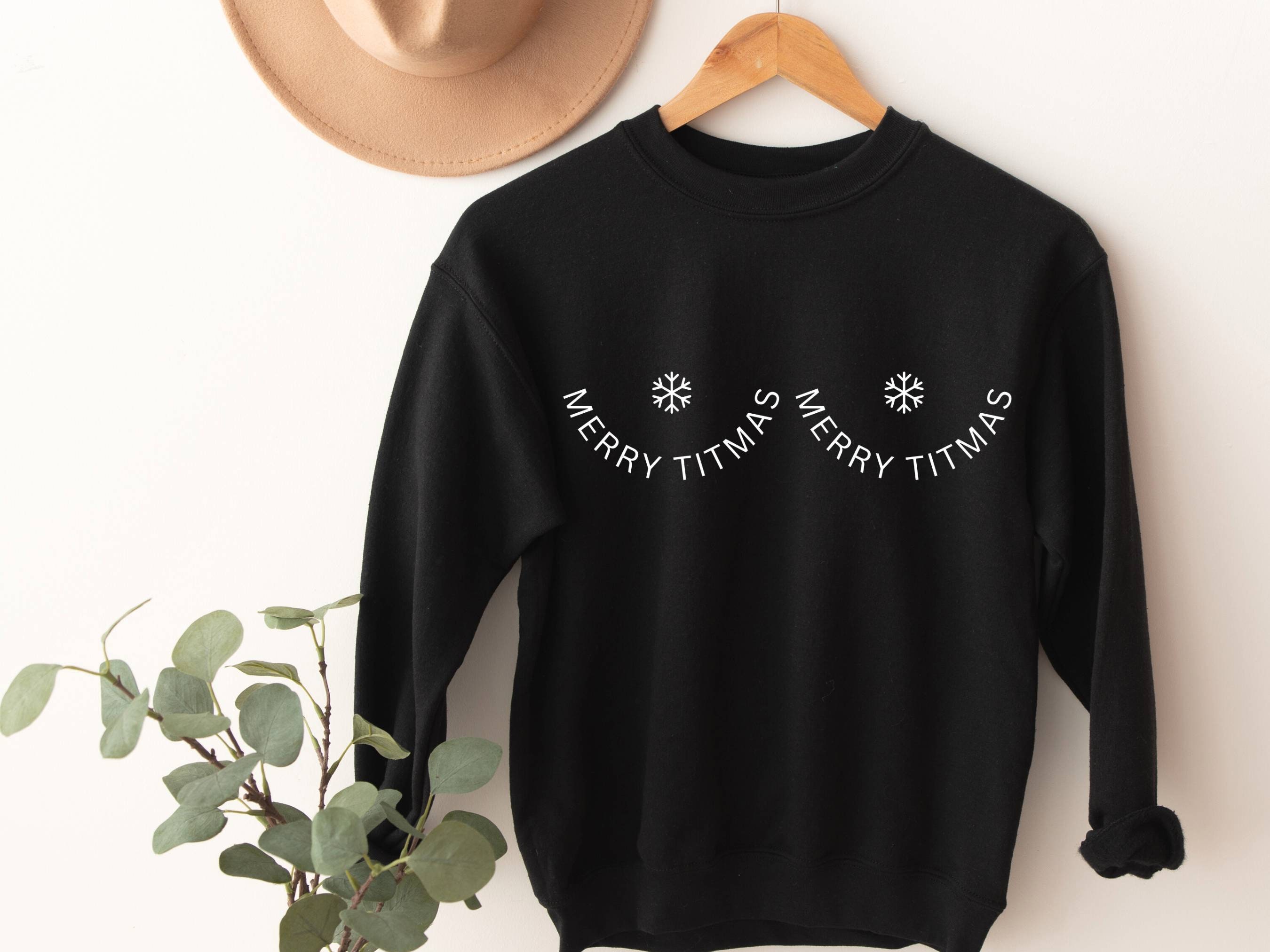 Merry Titmas Funny Boob Christmas Sweater Ugly Christmas - Etsy