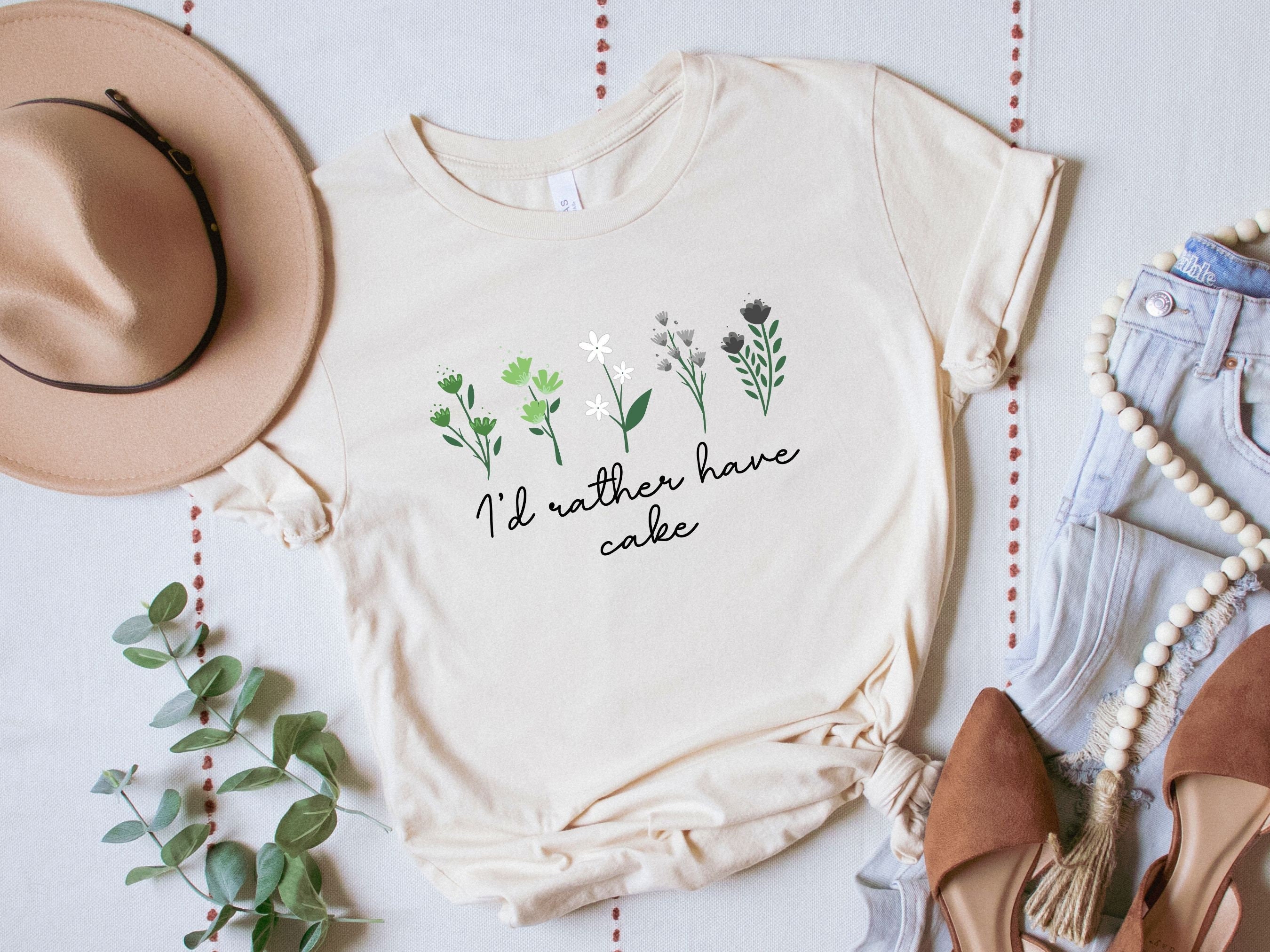 Subtle Aromantic Shirt, Funny Aro Shirt, Wildflowers Shirt, Aromantic ...