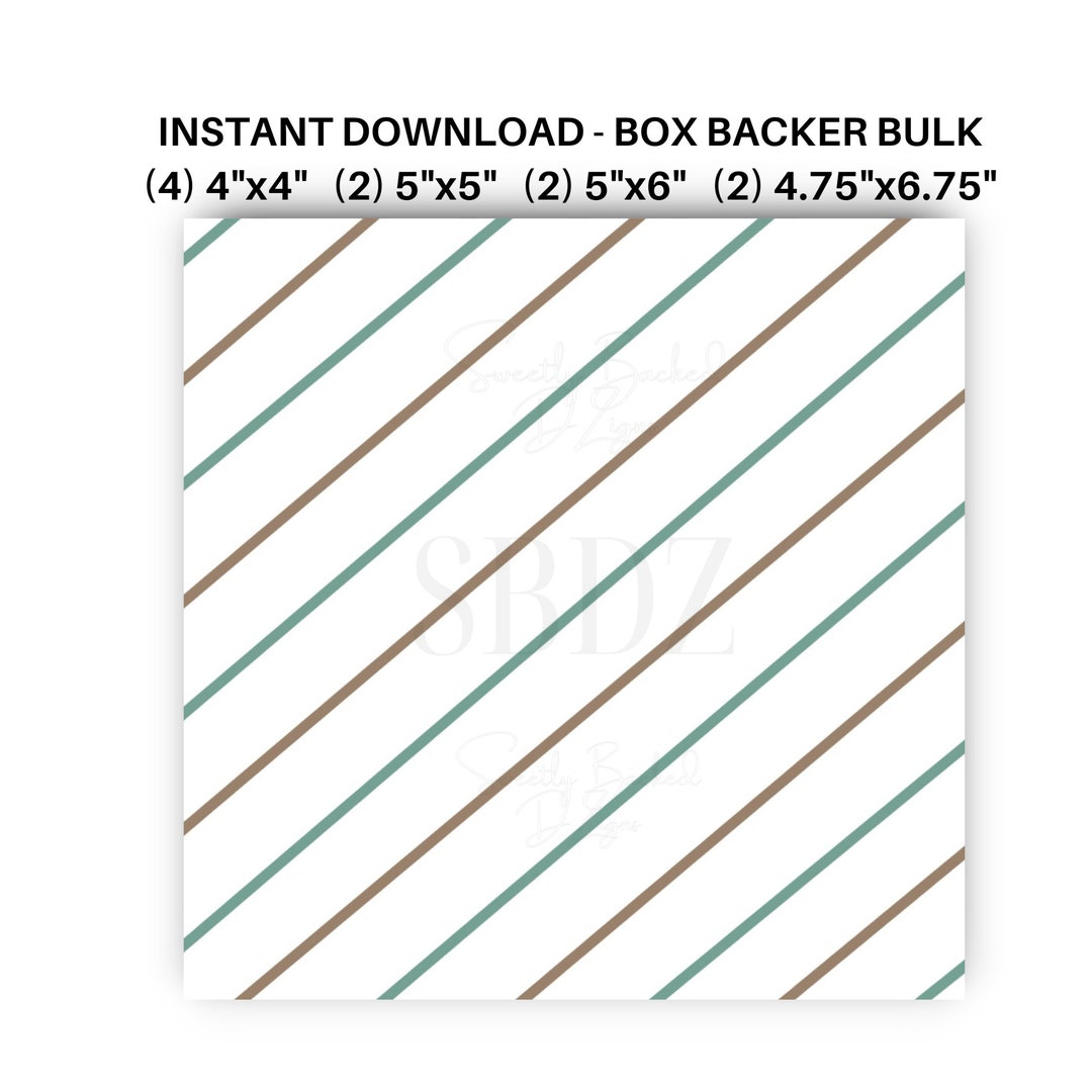 Printable Box Backer Bundle-box Backers-backers-backer-box Backer - Etsy