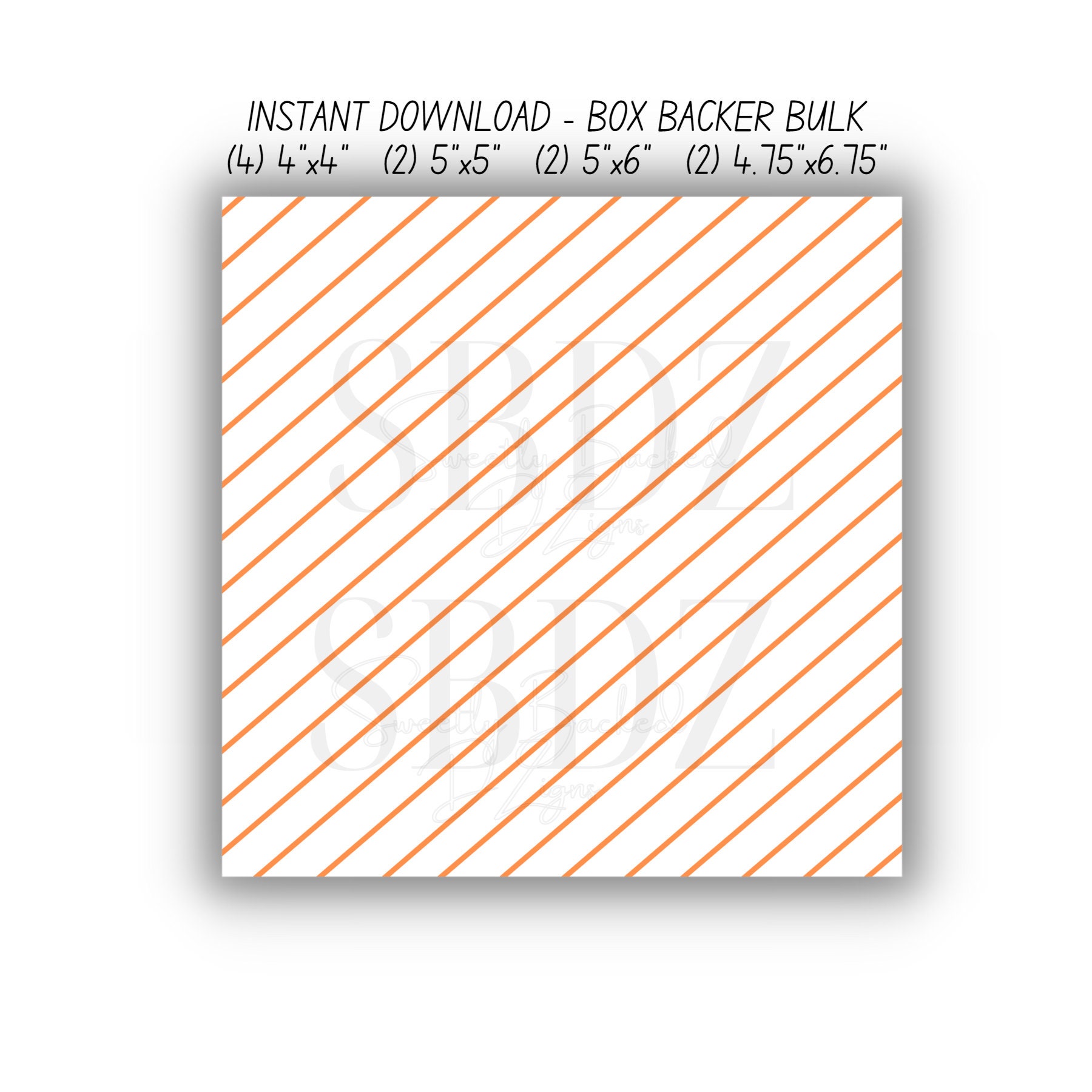 Printable Box Backer Bundle-mini Cookie Box Backer-box Backer-halloween ...