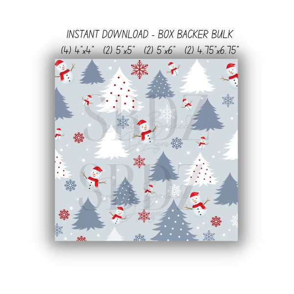 Christmas Cookie Box Backers - Etsy