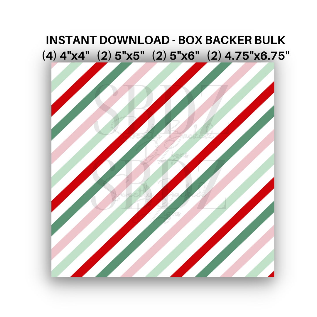 Printable Box Backer Bundle-cookie Box Backer-box Backer - Etsy