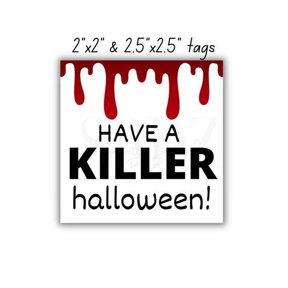 Printable Halloween Cookie Tags-cookie Tags-treat Tags-mini - Etsy