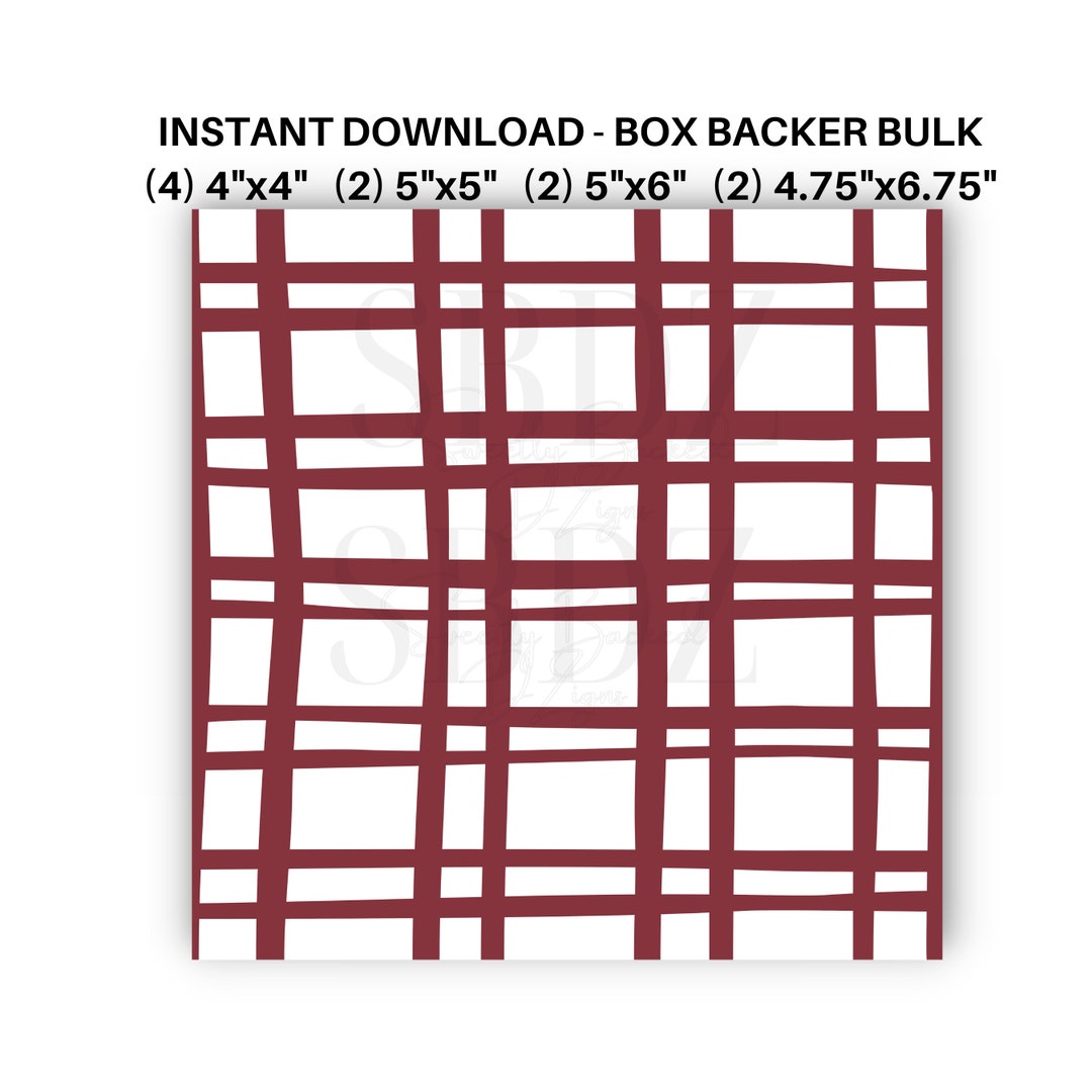 Printable Bundle Box Backers-christmas Box Backer-box Backer - Etsy