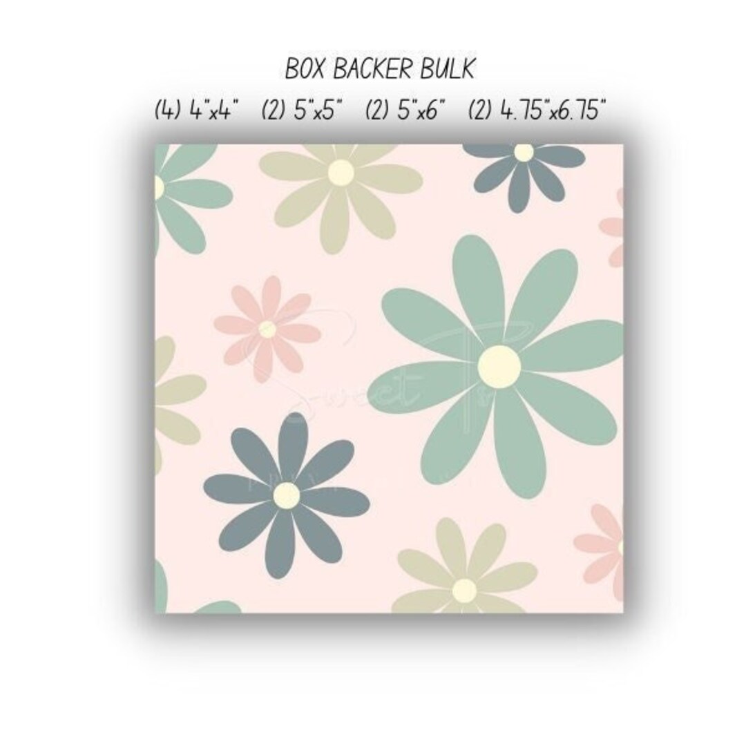 Printable Cookie Box Backer Bundle-cookie Box Backer-box Backer-cookie ...