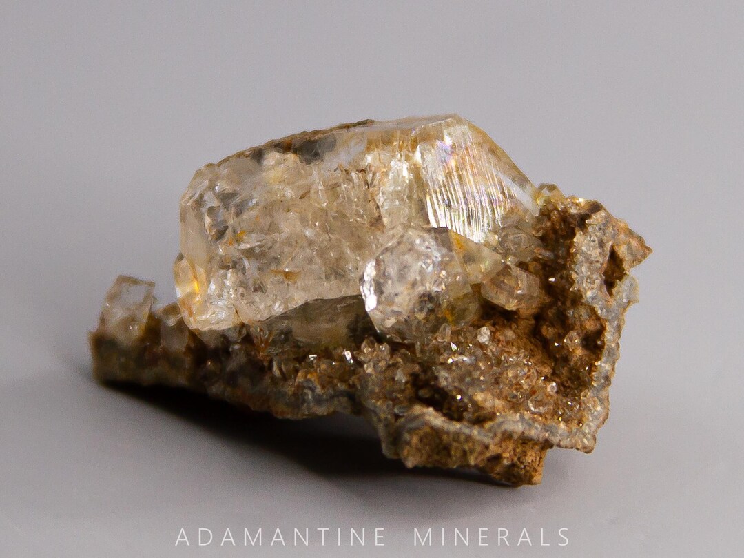 Herkimer Diamond Matrix Specimen With Druzy Quartz Crystals, Genuine ...