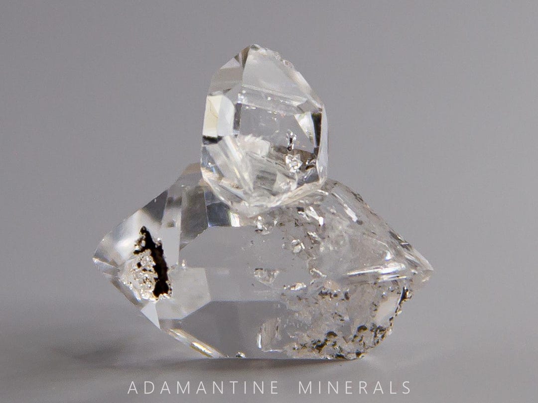 Natural Herkimer Diamond Crystal Cluster, Genuine Specimen From New ...