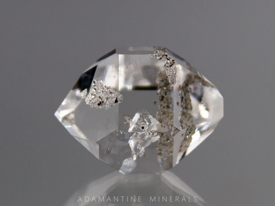 Herkimer Diamond With Negative Inclusion and Water-clear Clarity ...