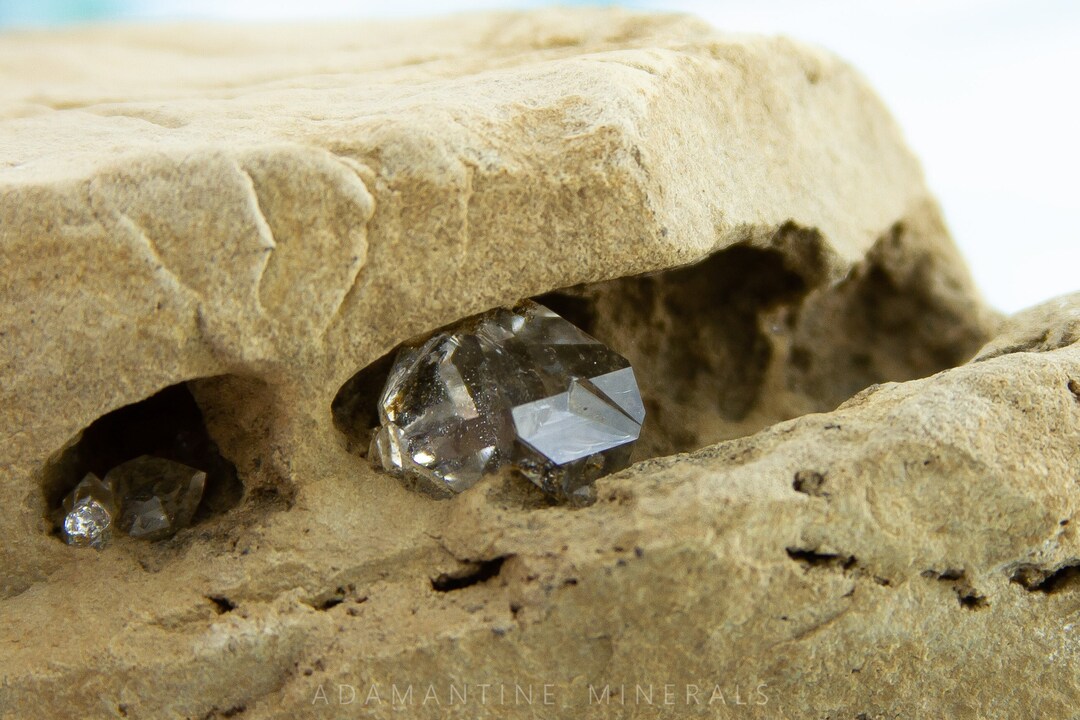 Genuine Herkimer Diamond in Matrix Collector's Specimen, Natural Water ...