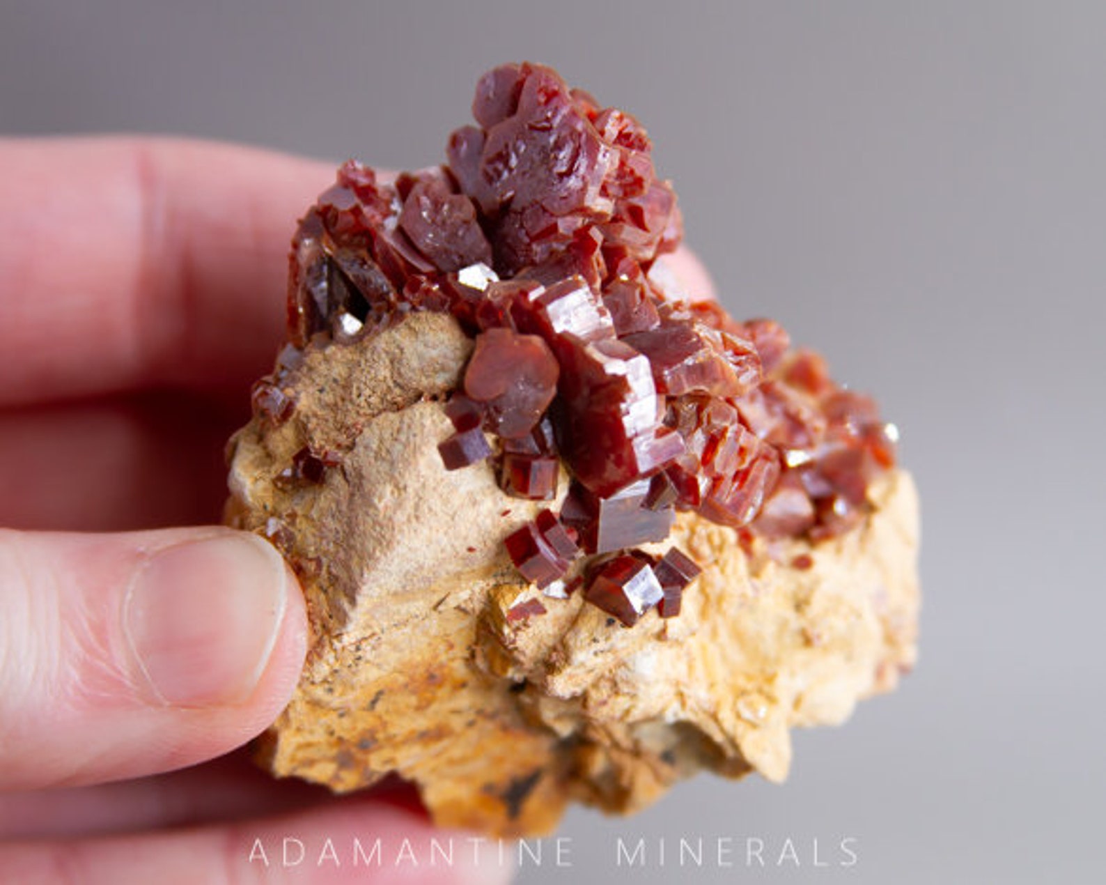 Skeletal Vanadinite Crystals on Matrix, Vanadinite Crystal - Etsy