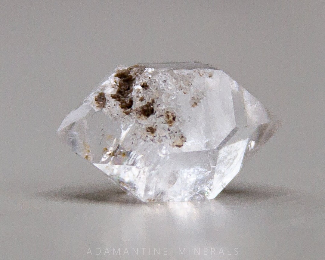Beautiful Herkimer Diamond, 15 Mm, Double Terminated Quartz Crystal ...