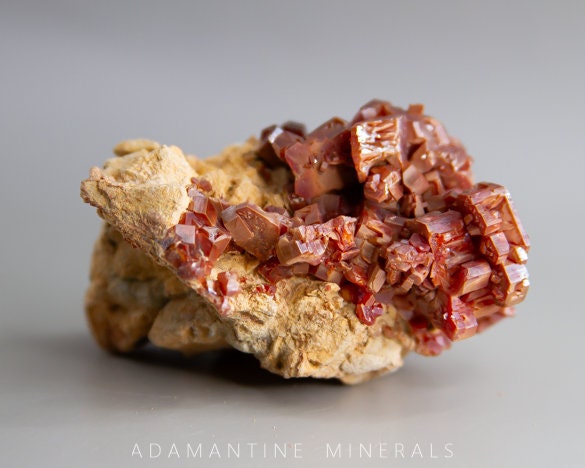 Skeletal Vanadinite Crystals on Matrix, Vanadinite Crystal - Etsy