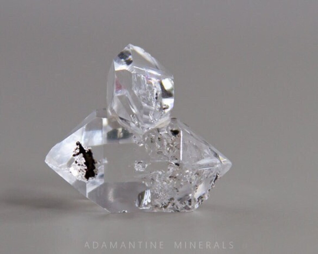 Natural Herkimer Diamond Crystal Cluster, Genuine Specimen From New ...