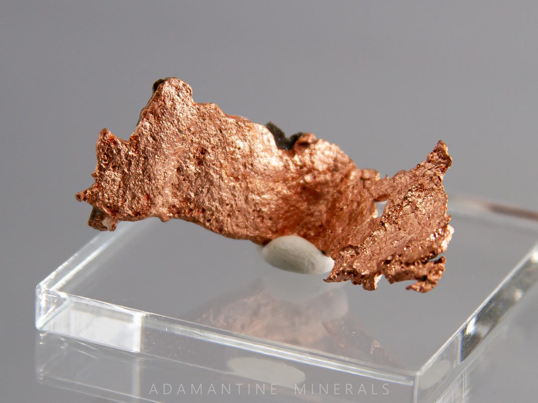 Keweenaw Native Copper Specimen: Michigan Mineral Ribbon, 33 Mm - Etsy