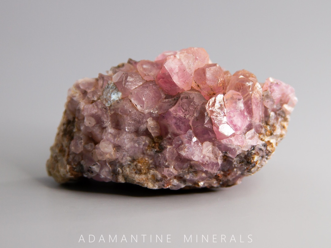 Pink Cobalt Calcite Mineral Specimen From Morocco, Raw Pink Calcite ...