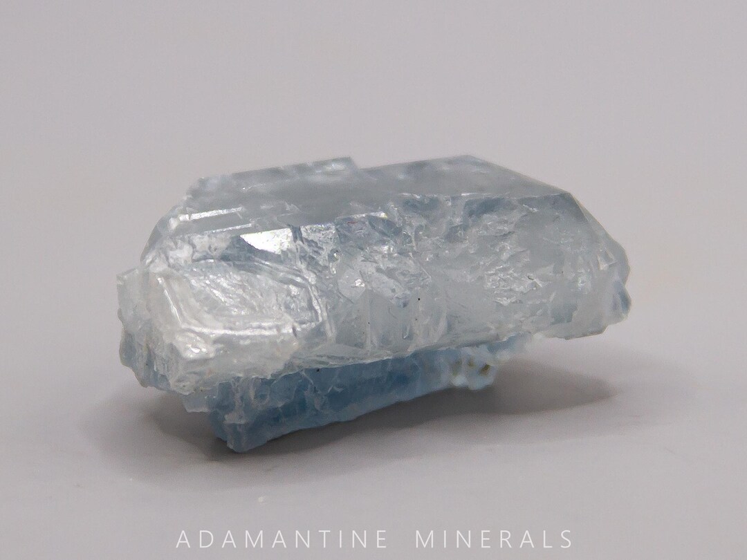 Etched Celestite From Michigan, Raw Blue Celestite Crystal With ...