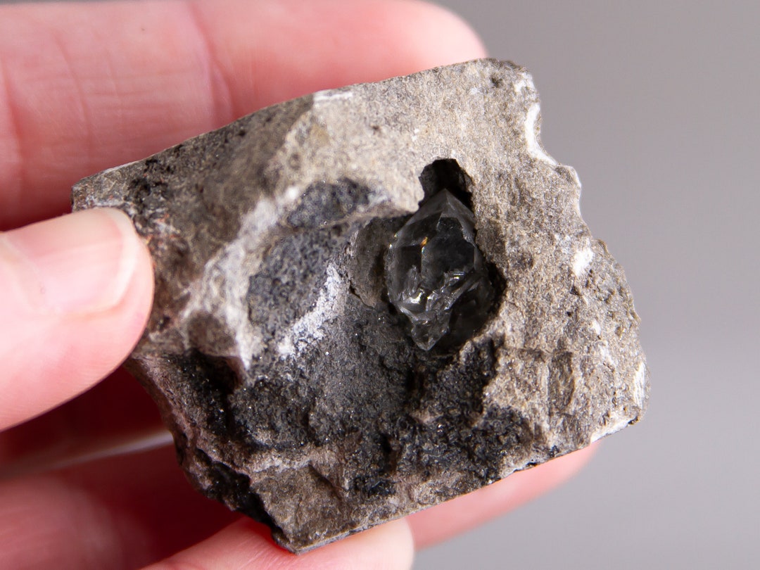 Stunning Herkimer Diamond in Matrix, Herkimer Diamond Pocket Specimen ...