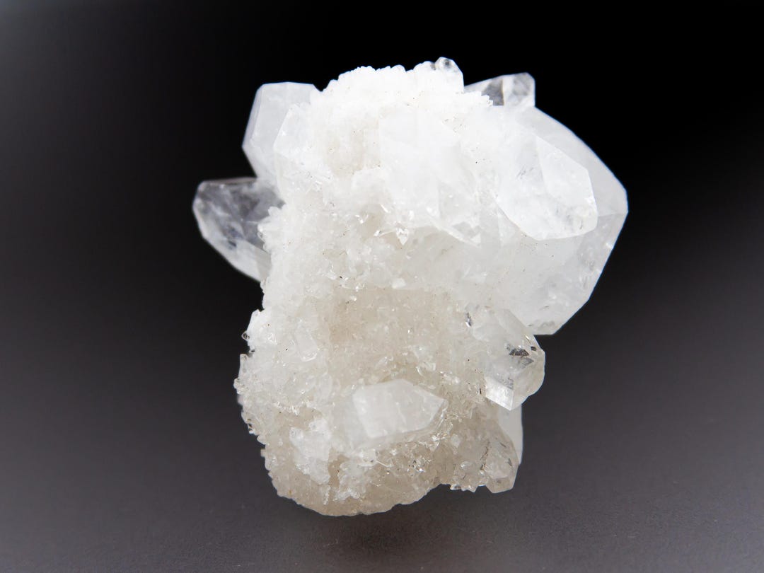 Glittery Apophyllite on Stalactite Formation From the Deccan Traps ...