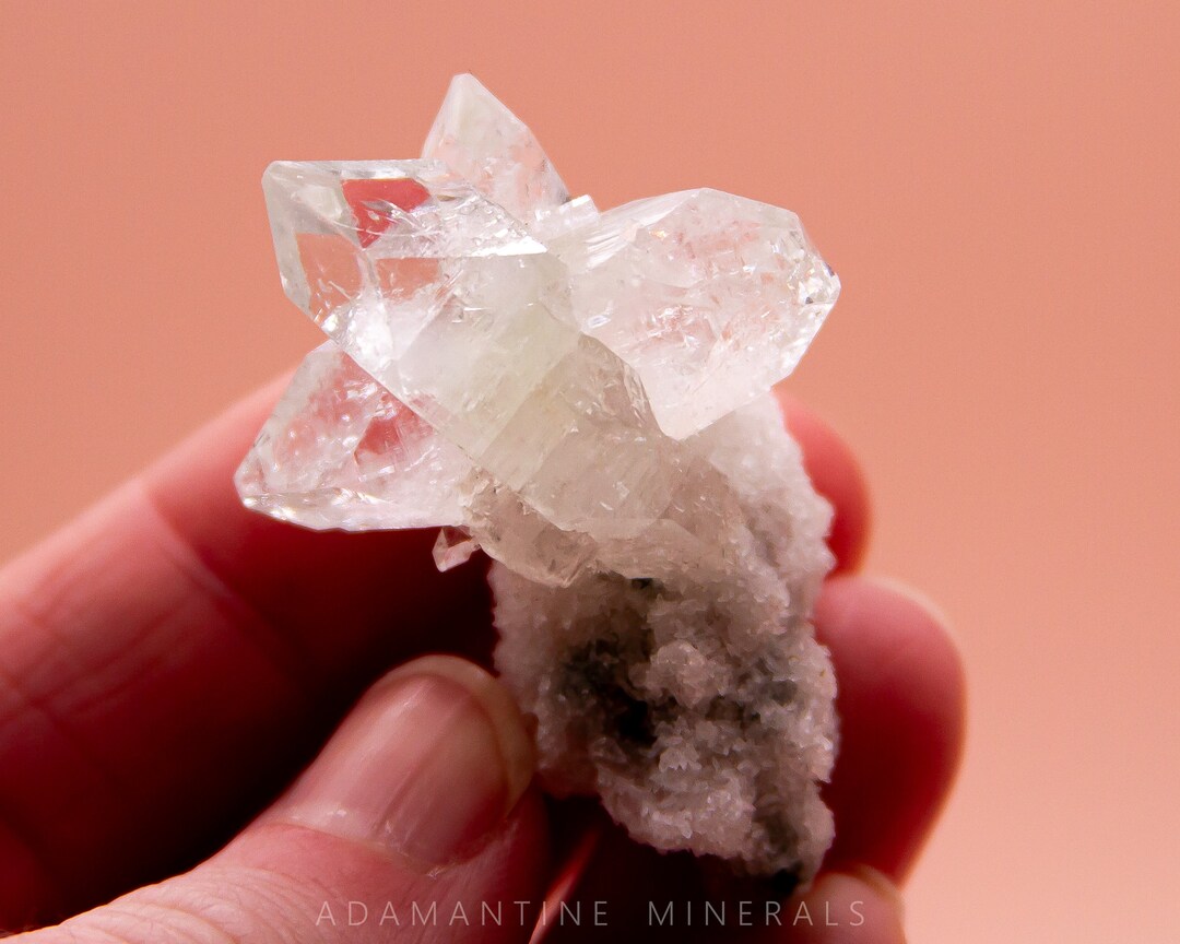 Beautiful Apophyllite Cluster With Stilbite, Natural Specimen of ...