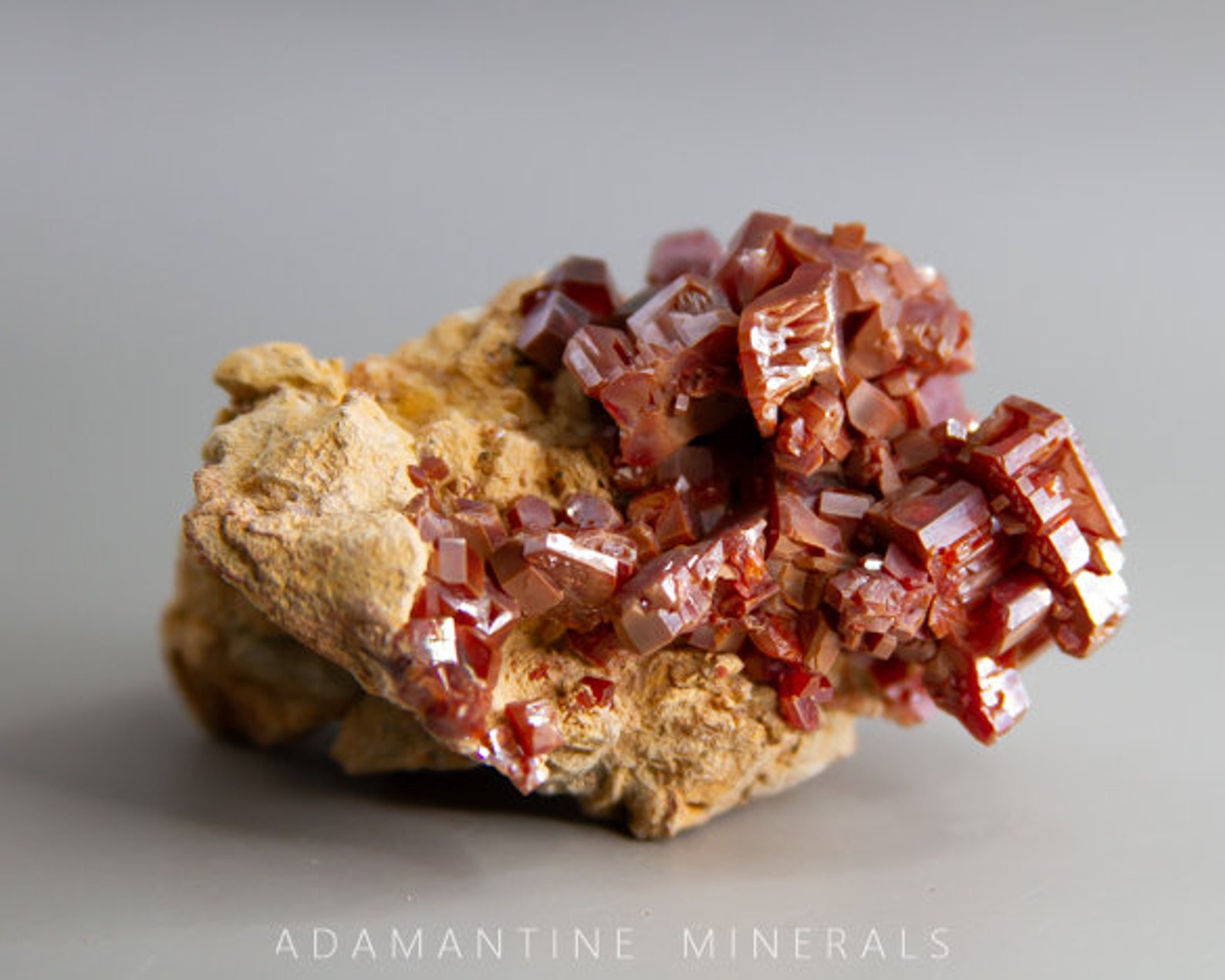 Skeletal Vanadinite Crystals on Matrix, Vanadinite Crystal - Etsy