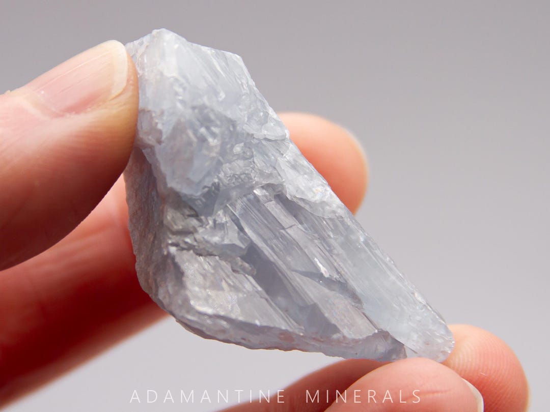 Blue Celestite Crystal With Glassy Luster, Celestite Mineral Specimen ...