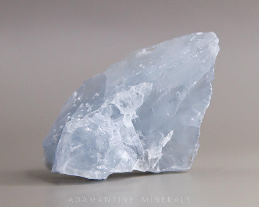 Blue Celestite Crystal With Glassy Luster, Celestite Mineral Specimen ...