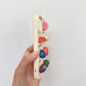 Rock Climbing Phone Case With Handmade Climbing Holds, Decoden Case ...