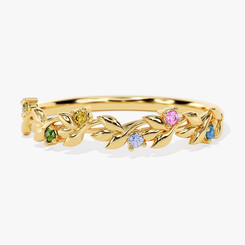 Birthstone Ring - Etsy