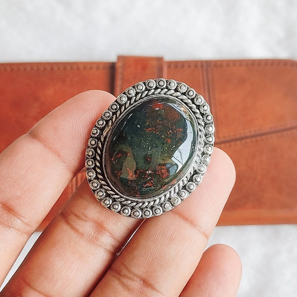 Genuine Bloodstone Jewelry - Etsy