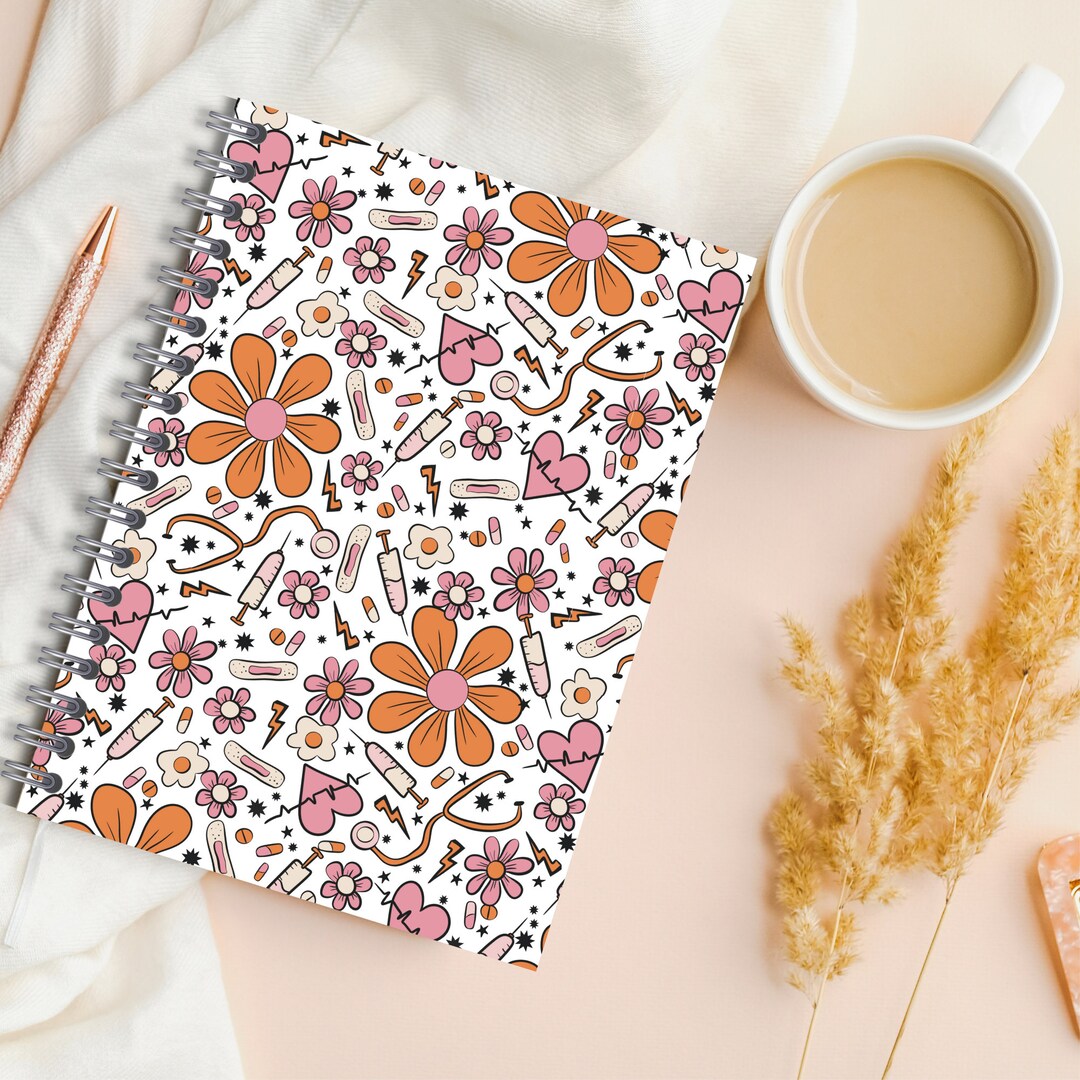 Retro Inspired Nursing Notebook Nurse Gift Nurse Notebook Student Nurse ...
