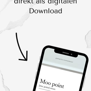 MOO POINT Poster | Wall Decoration | Picture | Postcard - Etsy