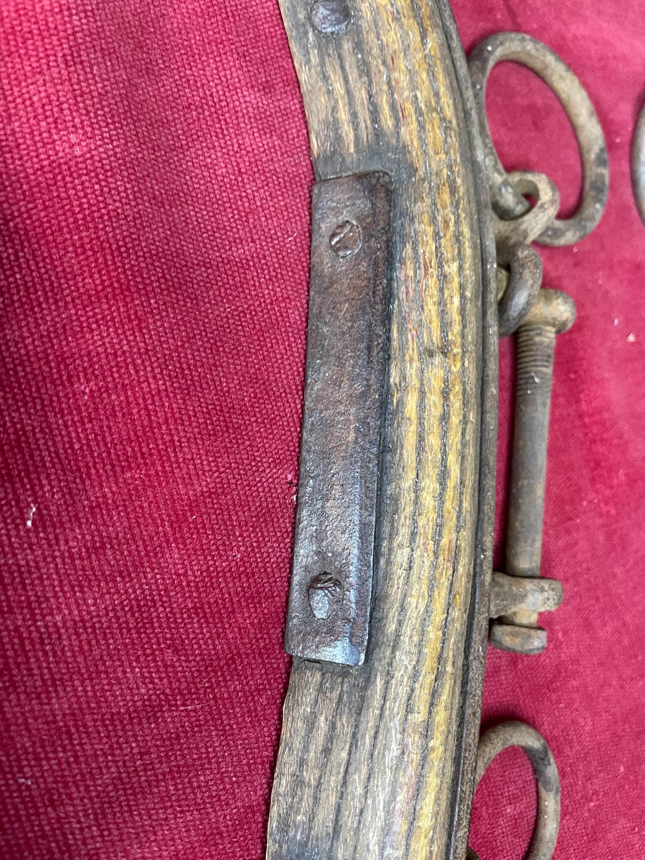 Vintage Pair of Oak and Iron Harness Hames - Etsy