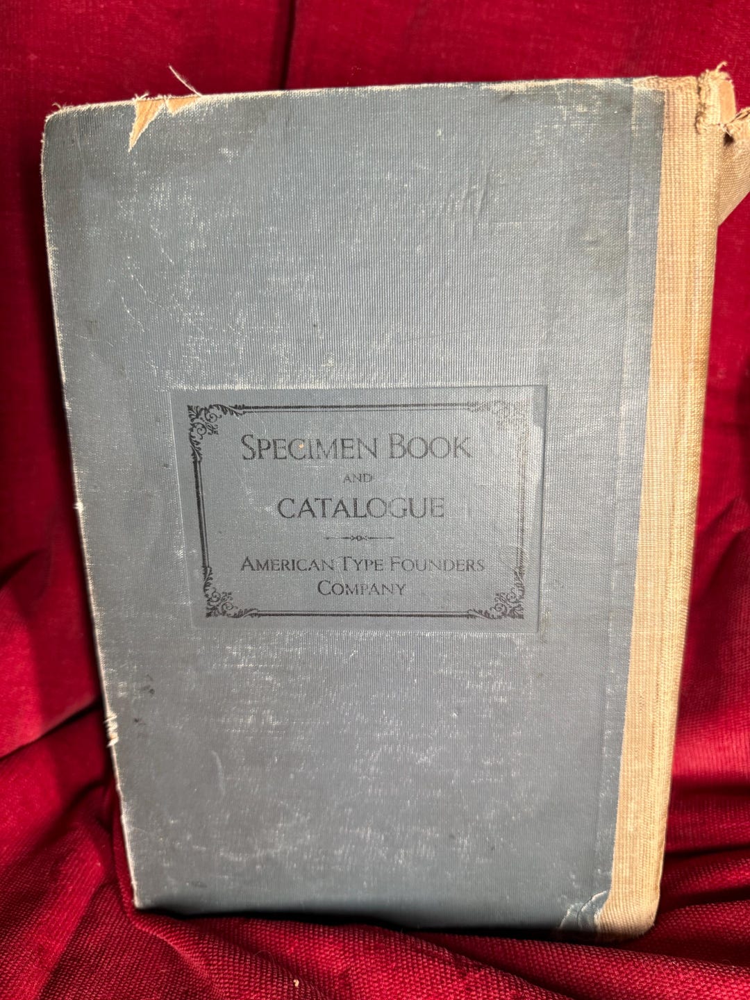 Antique Book “specimen Book Catalogue” 1923, American Type Founders Co ...