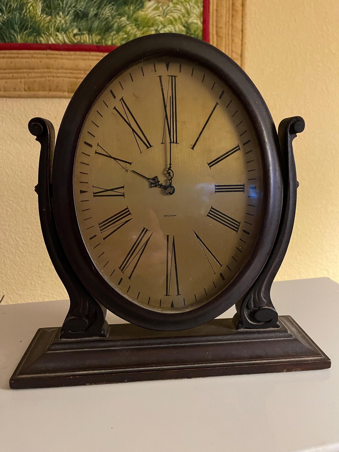 Antique Waltham Shelf Clock - Etsy