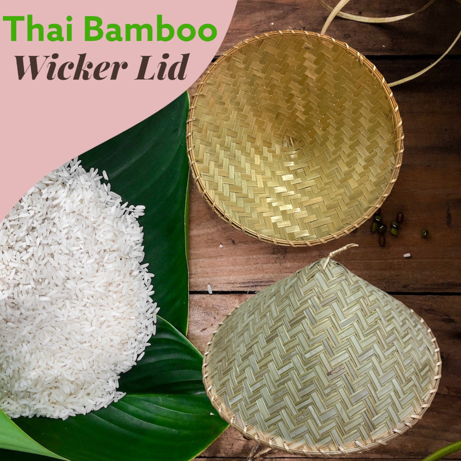 Authentic Handcrafted Thai Cooking With Our Bamboo Sticky Rice Steamer ...