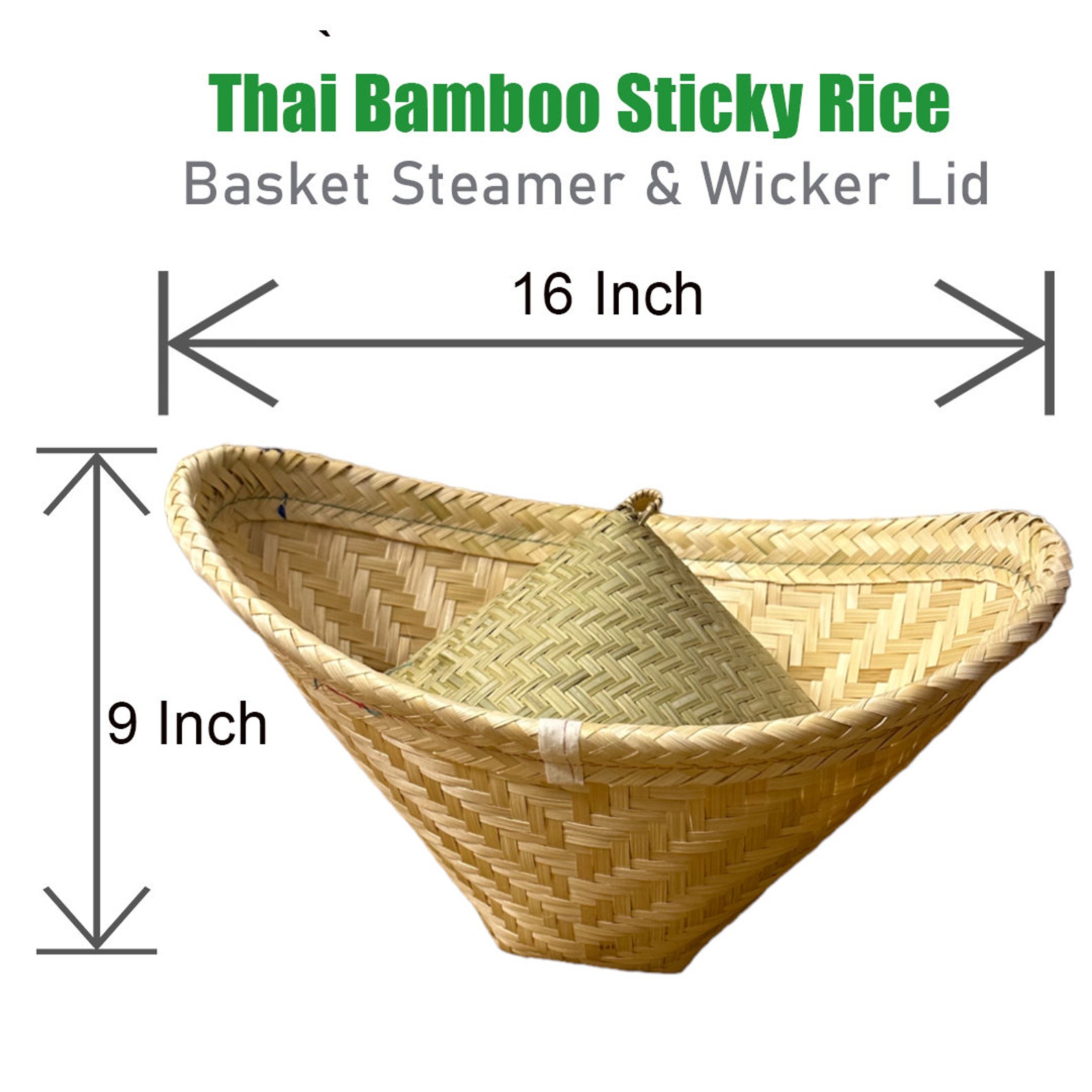 Authentic Handcrafted Thai Cooking With Our Bamboo Sticky Rice Steamer ...