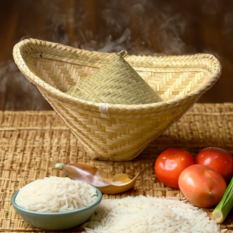 Thai Basket With Lid - Etsy