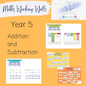 Year 5 Addition and Subtraction - Etsy