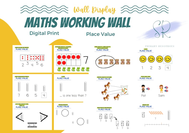 Year 1 Maths Working Wall- Full Autumn Term - Etsy