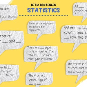 Year 6 Maths Working Wall- Statistics - Etsy
