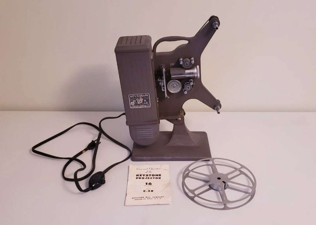Vintage 1940's Keystone C-28 16mm Moviegraph Projector - Etsy