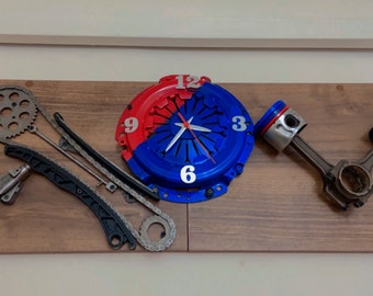 Engine Parts Clock - Etsy