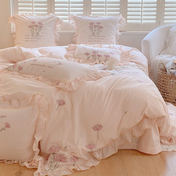 Embroidered Bedding - Etsy