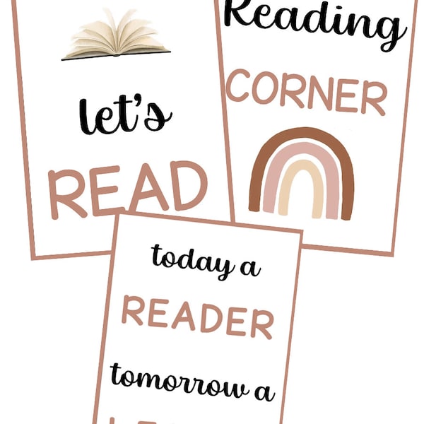 Reading Corner - Etsy