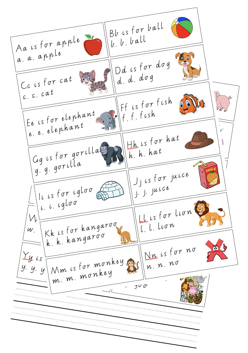 Alphabet Chart - Etsy