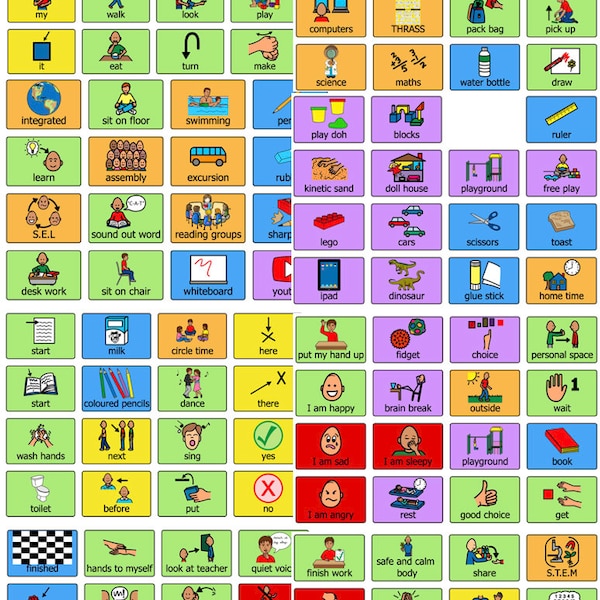 Communication Board - Etsy