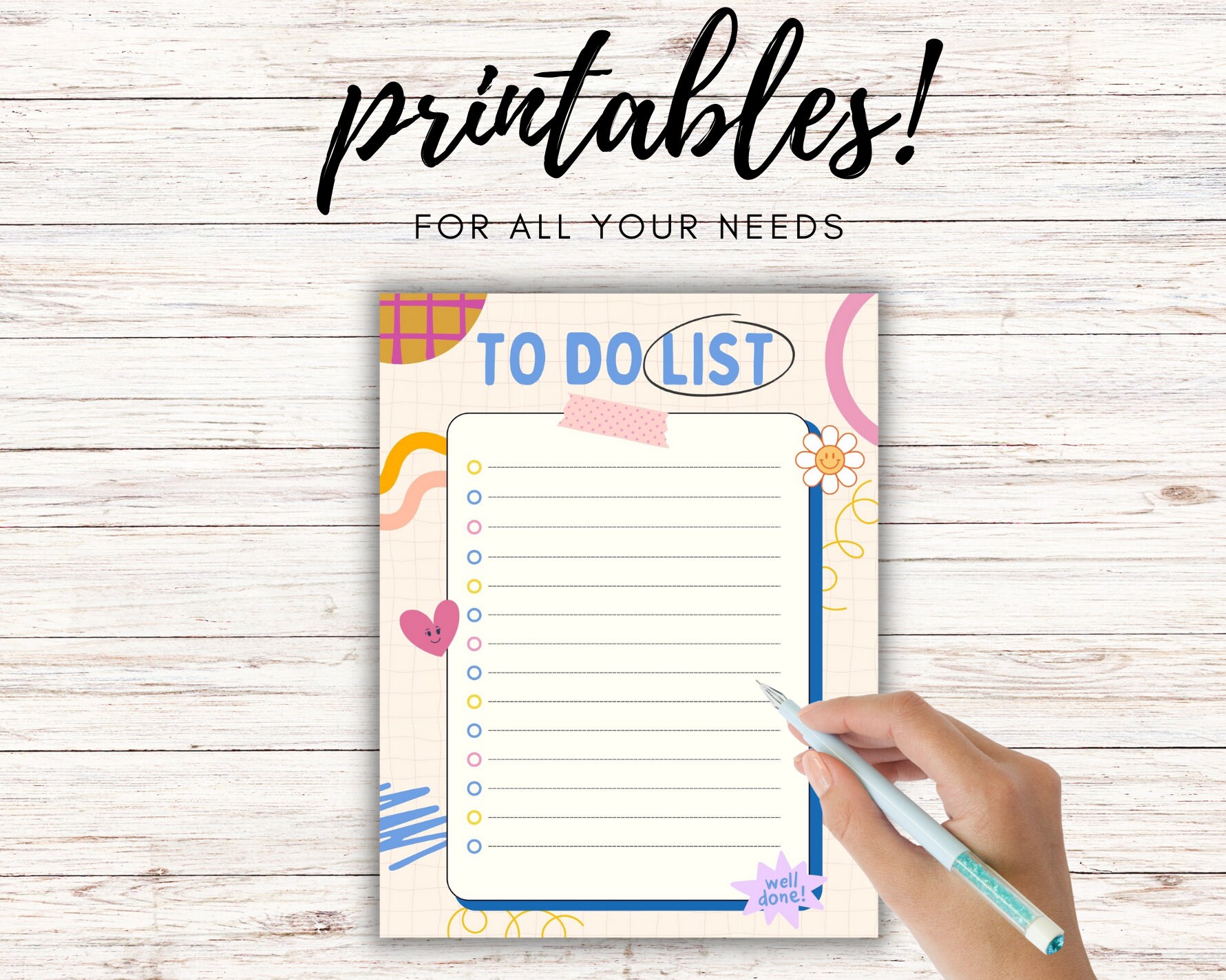 Daily to Do List Printable Lined Paper Printable Small Dot - Etsy Australia