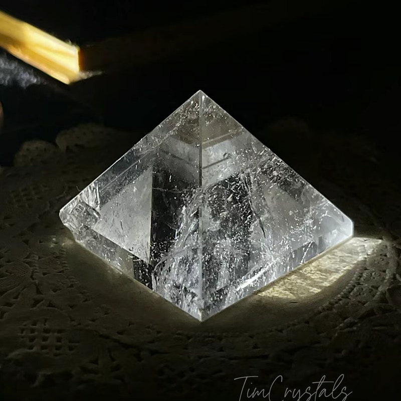 Crystal Pyramid - Etsy