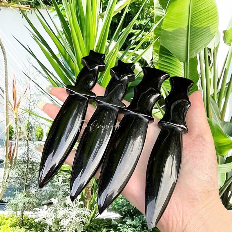 Obsidian Dagger - Etsy