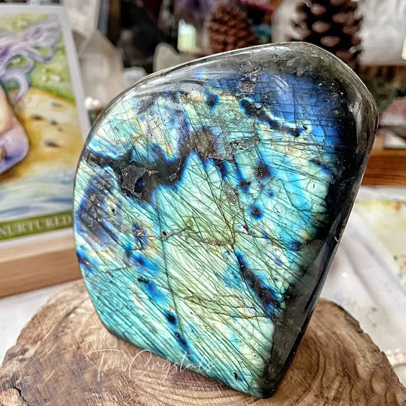 150G-1400G Natural Labradorite Freeform Specimen Standing - Etsy